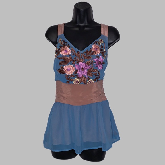 Tracy Reese | Tops | Tracy Reese Silk Embroidered Tank Top | Poshmark